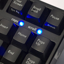 免費鍵盤LED指示燈，沒燈照樣亮 – 硬是要學 SOFT4FUN